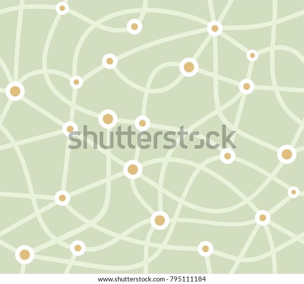 Metro Map Network Roads Settlements Vector: เวกเตอร์สต็อก (ปลอดค่า ...