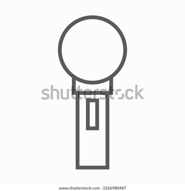 Microphone Icon Mic Vector Mike Illustration Stock Vector (Royalty Free ...