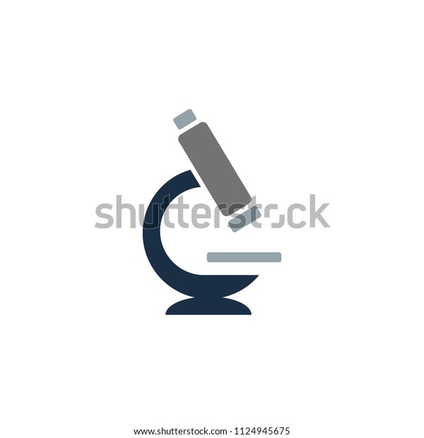 Microscope Science Logo Icon Design Stock Vector (Royalty Free ...