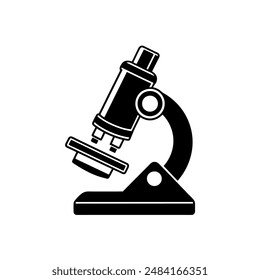Microscope Vector Illustration This Editable File Stock Vector (Royalty ...