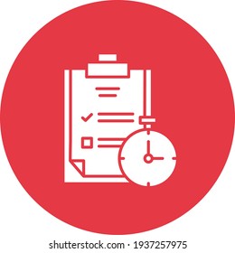 Milestones Records Timer Icon Vector Image Stock Vector (Royalty Free ...