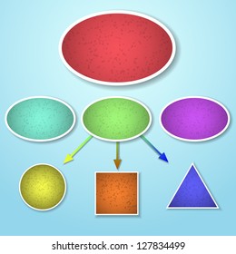 Mind Mapping Different Shape Template Vector Stock Vector (Royalty Free ...
