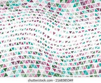 Border Triangles Halftone Backdrop Triangular Elements Stock Vector ...