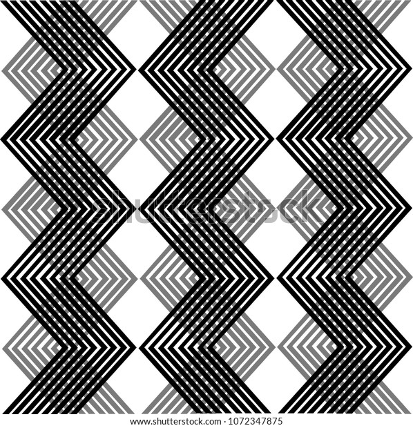 Minimal Zig Zag Line Pattern Vector Stock Vector (Royalty Free ...