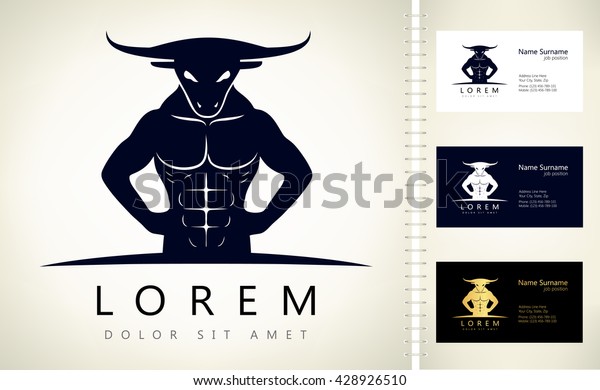 Minotaur Logo Vector Stock Vector (Royalty Free) 428926510 | Shutterstock