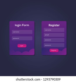Sign Form Web Design Ui Ux Stock Vector (Royalty Free) 1644471973 | Shutterstock