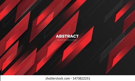 Modern Abstract Background Red Composition Background Stock Vector ...