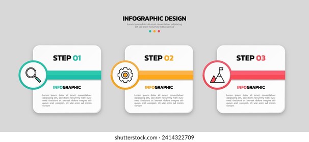Circle Chart Infographic Template 3 Options Stock Vector (Royalty Free) 2394946011 | Shutterstock