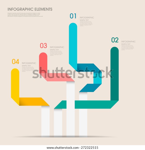 Modern Vector Abstract Bar Chart Infographic Stock Vector (Royalty Free ...