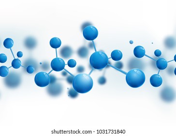 Molecule Network Seamless Border Design Background Stock Vector ...