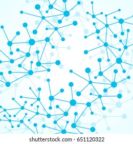 Geometric Algorithm Shapes Presentation Molecule Green Stock Vector ...