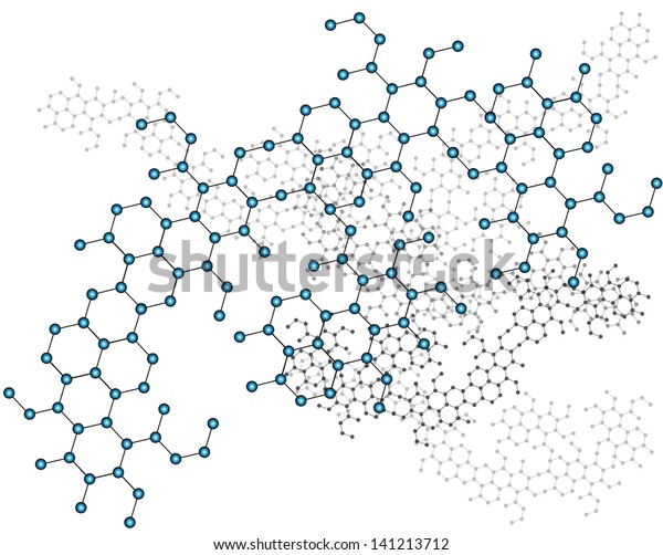 Molecules Cells Vector Stock Vector (Royalty Free) 141213712 | Shutterstock