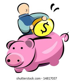 4+ Thousand Piggy Bank Clip Art Royalty-Free Images, Stock Photos ...