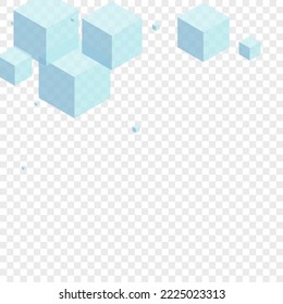 Monochrome Cubic Background Transparent Vector Geometric Stock Vector ...