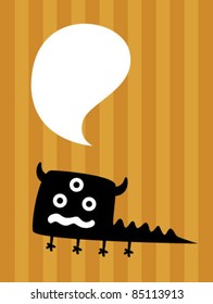 Monster Message Stock Vector (Royalty Free) 85113922 | Shutterstock