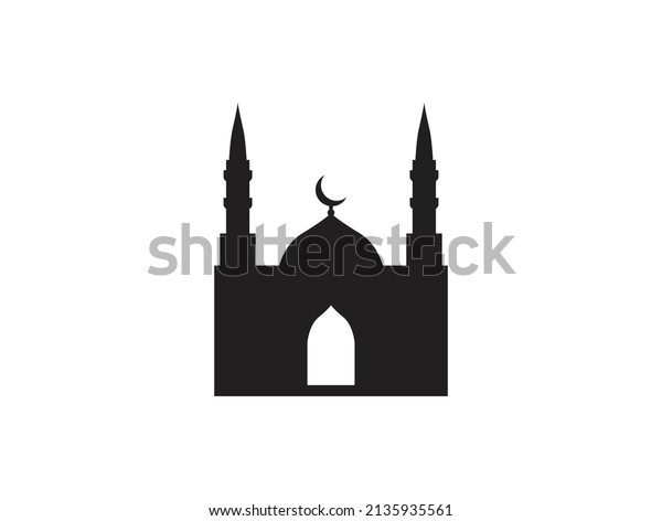 Mosque Vector Design Islam Theme Stock Vector (Royalty Free) 2135935561 ...