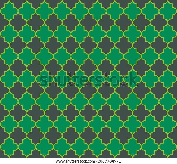 Mosque Window Pattern Traditional Islamic Lantern Stock Vector (Royalty ...