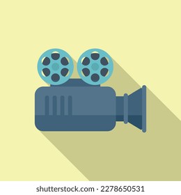 Motion Camera Icon Flat Vector Montage Stock Vector (Royalty Free ...