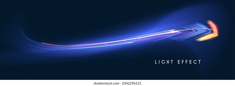 200 Neon Striped Light Effect Fluid Color Abstract Shining Wave ...