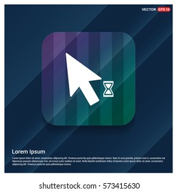 Mouse Cursor Loading Icon Stock Vector (Royalty Free) 573415630 ...