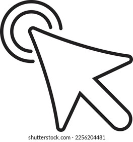 Mouse Cursor Pointer Icon Simple Trendy Stock Vector (Royalty Free ...