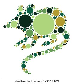 Mouse Shape Vector Design By Color Stock Vector (Royalty Free ...