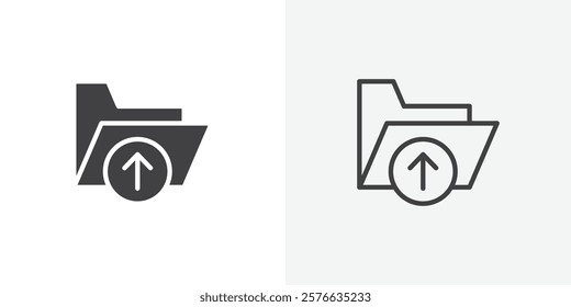 Move Folder Icon Set Black Flat Stock Vector (Royalty Free) 2576635233 | Shutterstock