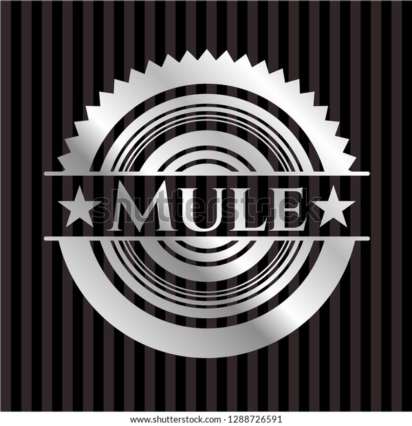 Mule Silver Emblem Badge Stock Vector (Royalty Free) 1288726591 ...