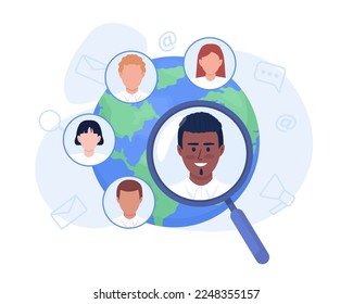 Accelerated Learning Program Flat Concept Vector Stock Vector (Royalty ...