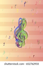 Music Elements Texture Stock Vector (Royalty Free) 652762933 | Shutterstock