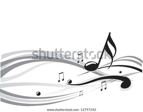 Music Notes Vector Illustration Stock Vector (Royalty Free) 12797542 ...