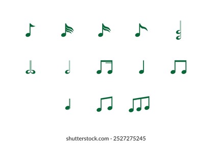 Musical Notes Vector Illustration Musical Notation Stock Vector ...