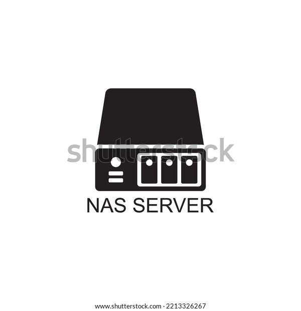 Nas Server Icon Computer Icon Stock Vector (Royalty Free) 2213326267 ...