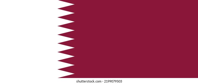 National Flag Qatar Vector Format Colors Stock Vector (Royalty Free ...