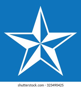 Winged Icon Featuring Silver Star On Stock Vector (Royalty Free ...