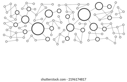 Network System Connected Dots Lines Background: เวกเตอร์สต็อก (ปลอดค่า ...