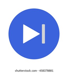 Next Track Button Emoji Icon Isolated Stock Vector (Royalty Free ...
