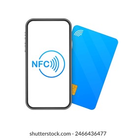 Nfc Technology Contactless Wireless Pay Sign Stock Vector (Royalty Free) 2466436477 | Shutterstock