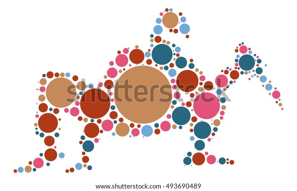 Ninja Shape Vector Design By Color Stock Vector (Royalty Free ...
