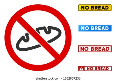 No Tomato Sign Captions Rectangular Frames Stock Vector (Royalty Free ...