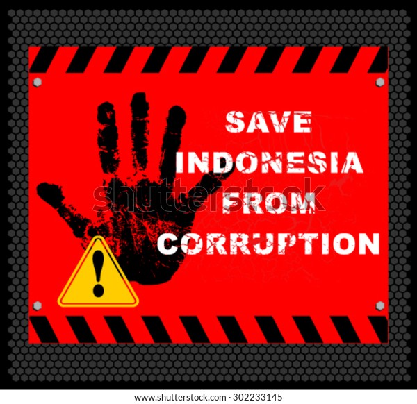No Corruption Sign Vector Stock Vector (Royalty Free) 302233145 ...