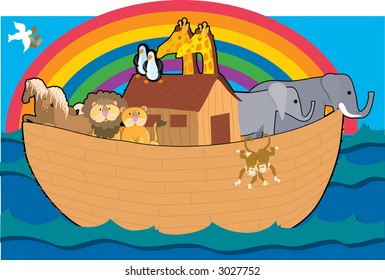 2+ Hundred Noahs Ark Rainbow Royalty-Free Images, Stock Photos ...