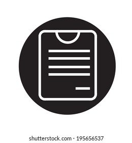 Note Board Icon Vector Stock Vector (Royalty Free) 195656537 | Shutterstock