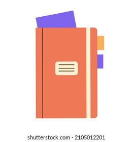 Notepad Memory Notes Vector Clip Art Stock Vector (Royalty Free ...