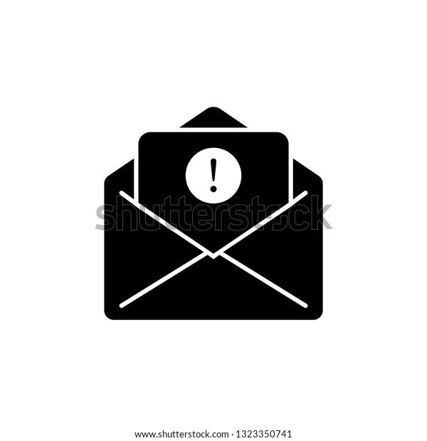 Notification Email Icon Vector Stock Vector (Royalty Free) 1323350741 ...