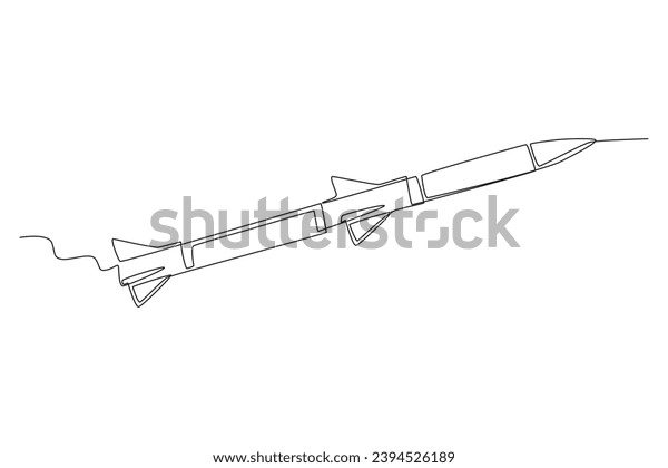 Nuclear Rocket Detonated Nuclear Weapon Oneline Stock Vector (Royalty ...