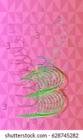 Number 3 Elements Template Stock Vector (Royalty Free) 628745282 ...