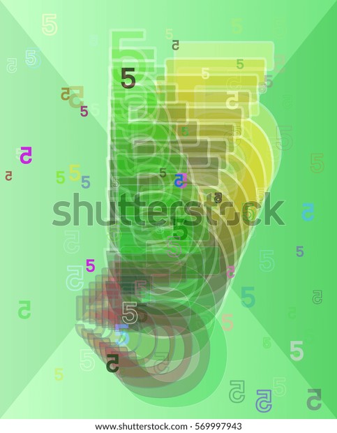 Number 5 Pattern Texture Stock Vector (Royalty Free) 569997943 ...