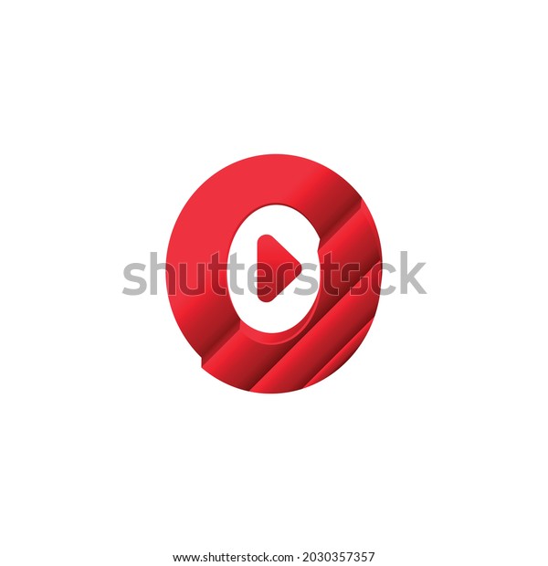 Number Zero Arrow Sign Vector Logo Stock Vector (Royalty Free ...