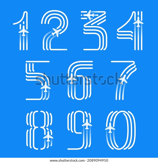 13,068 Airplane Numbers Images, Stock Photos & Vectors | Shutterstock